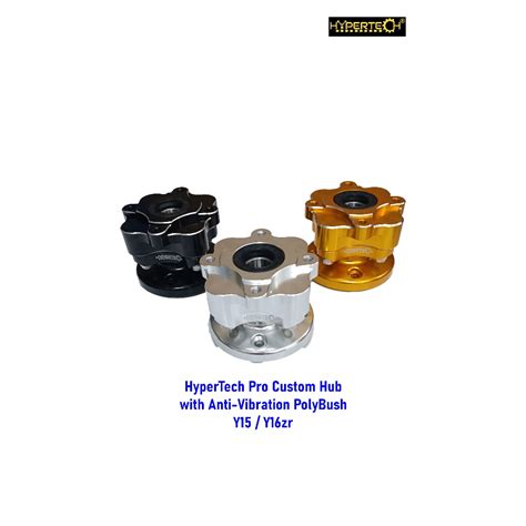 Hypertech Pro Rc Custom Open Hub With Poly Bush Damper Y15 Y16 Silver Black Gold Lcv8 Shopee