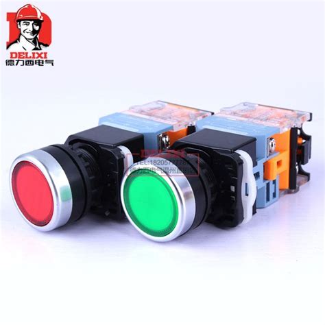 Delixi Light Button Lay8e 11d Self Reset Self Locking Light Button