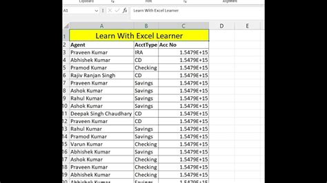 More Than Digit No Convert Easily In To Text Format Exceldata Excelformula Excelhindi