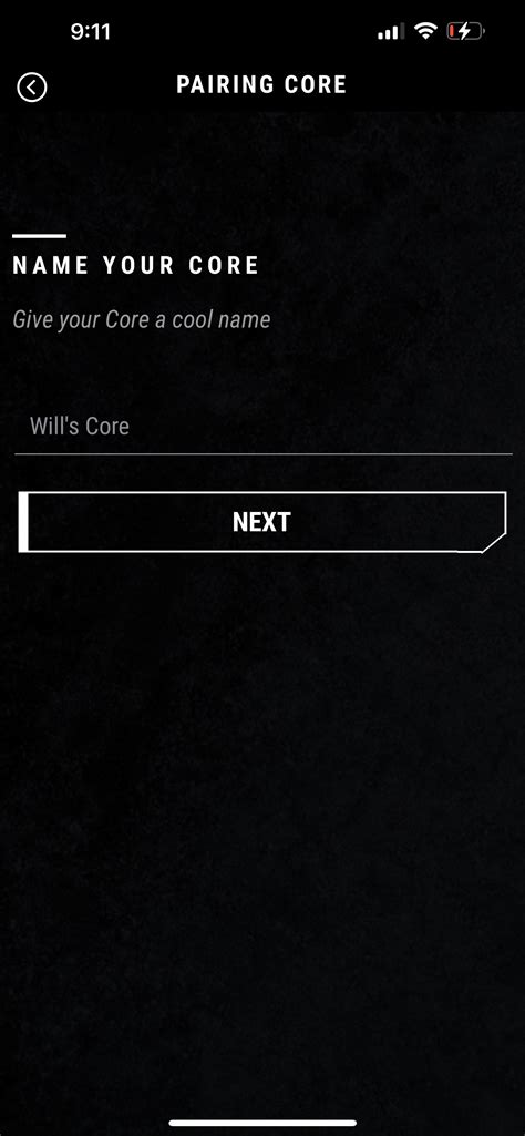Pair Your Core Sensor