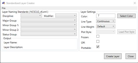 Standardized Layer Creator — Amr Consulting
