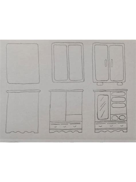 画衣柜的简笔画 画衣柜的简笔画画法 苗苗知道