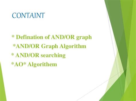 Problem Reduction And Or Graph And Ao Algorithmppt