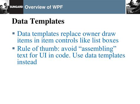 PPT Overview Of WPF PowerPoint Presentation Free Download ID 1017067