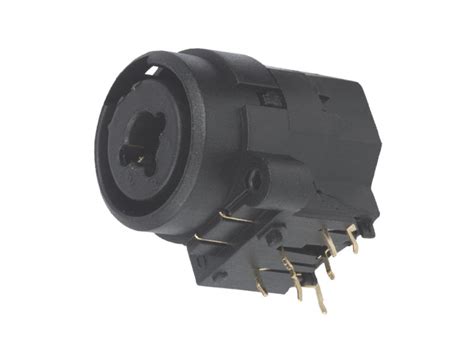 Cxlr6fh W Combo Xlr With Jack Hybrid Chassis Connector Propaudio