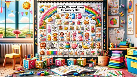 Use English Worksheet For Nursery Class Creatively