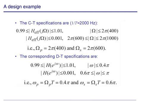 Ppt Ee311 Digital Signal Processing Lecture 18 Powerpoint