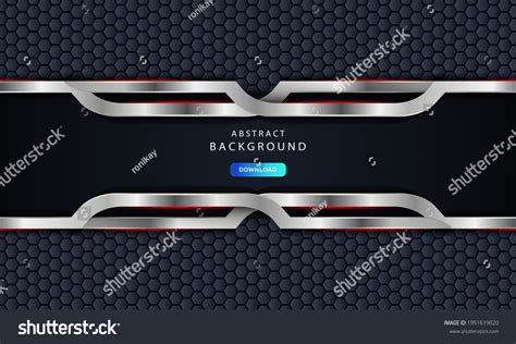 Realistic Overlap Layer On Hexagon Pattern Stock Vector Royalty Free 1951619020 Shutterstock