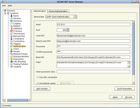 Setting Authentication Preferences