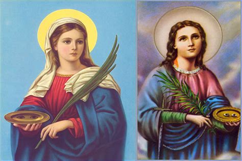 Novena Prayer To Saint Lucy