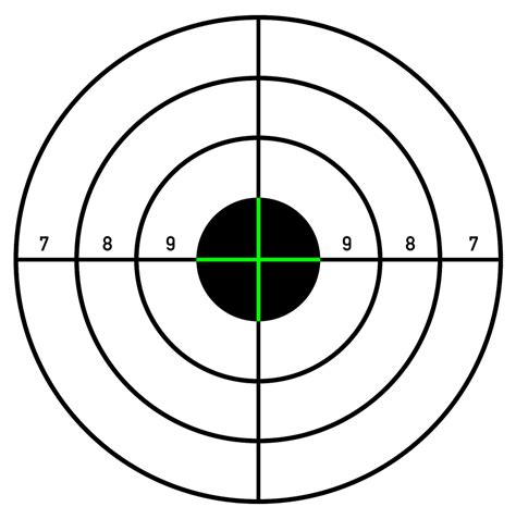 Printable Rifle Zeroing Targets Printable Word Searches
