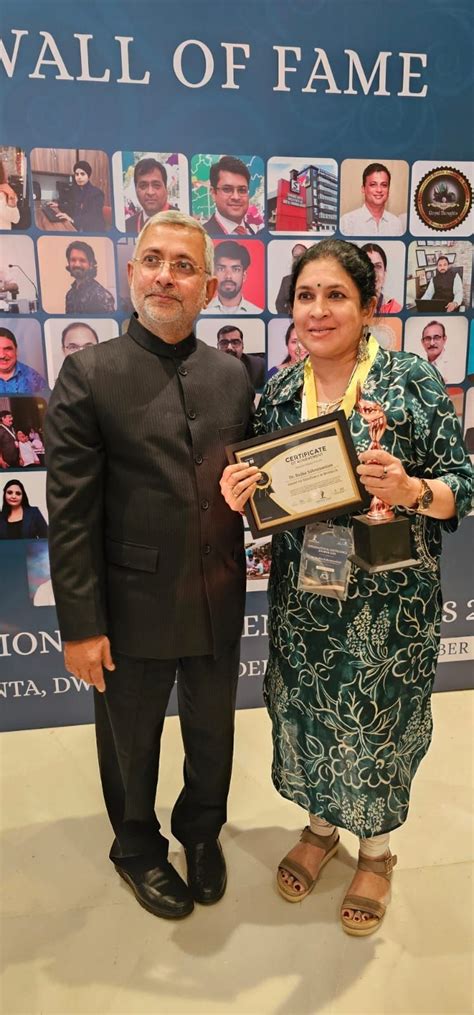 Sharing Glorious Moments Conferred The International Award For Excellence In Research With