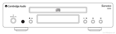 Cambridge Audio Sonata Cd30 Compact Disc Player Manual Hifi Engine