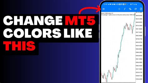 How To Change The Theme Color Of Charts In Metatrader On Mobile Mt Tutorial YouTube