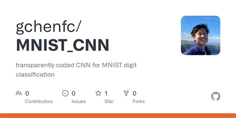 GitHub Gchenfc MNIST CNN Transparently Coded CNN For MNIST Digit Classification