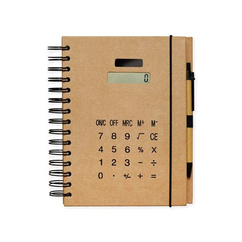 Picasso Parri Eco Friendly Diary With Calculator And Pen
