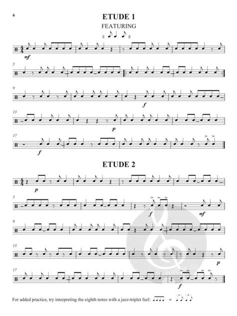 Syncopation Etudes For Snare Drum Drums Sheet Music
