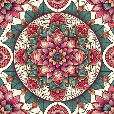 Fineaiartart Flower Of Life Mandala By Fineaiart On