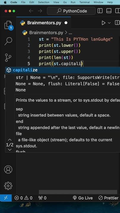 Python Tips And Tricks Methods Of String Part 02 Coding Tech