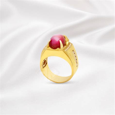 Nhẫn Nam Ruby N03 Đá Quý Việt Nam