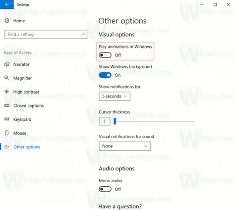 How To Disable Animations In Windows 10