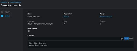 4 Surveys Ansible Workshop