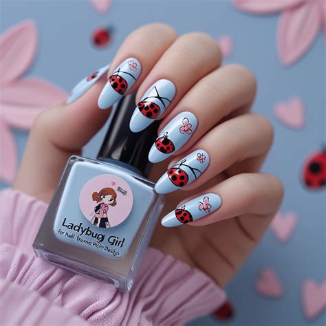 ۳۴ مدل ناخن کفشدوزکی جدید با طرح های خوشگل دخترانه و زنانه