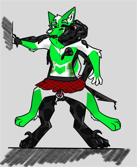 Rule 34 Anthro Blob Creature Canid Canine Canis Chastity Device Delta Dingus Dog Dingo