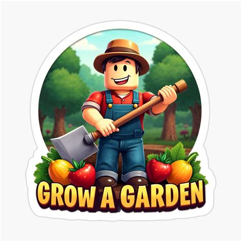 Roblox Grow A Garden Sticker For Sale By Darcekar Garden Party