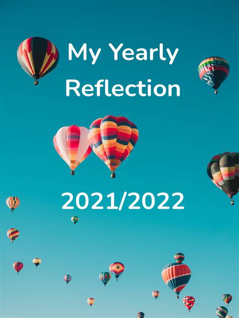 Yearly Reflection Template Updated December 2021 Please Make A