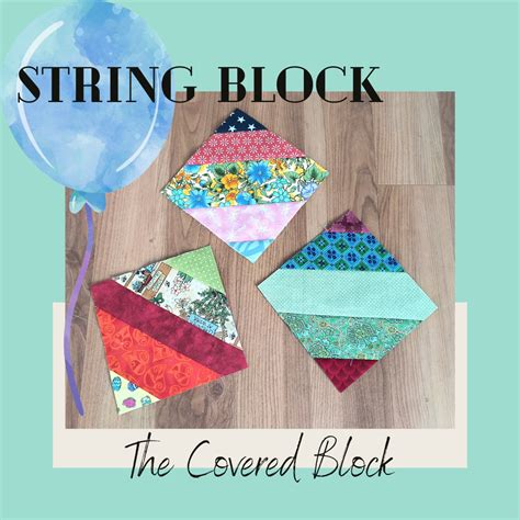 Easy Covered String Block Tutorial Jerianns Handmade