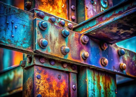 Intricate Steel Beam Joint A Macro Perspective On Strength And