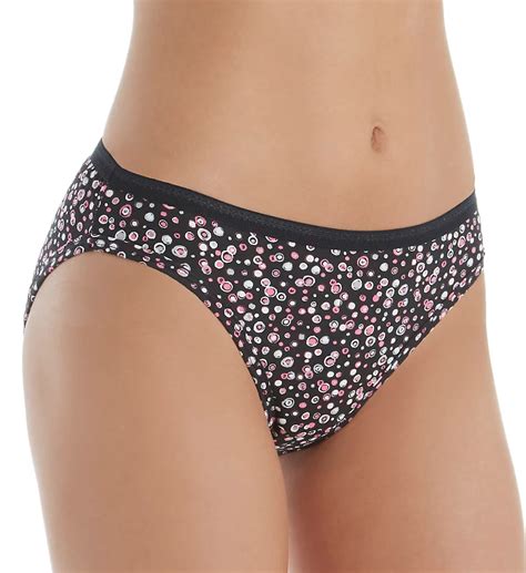 Cotton Hi Cut Brief Panties 3 Pack