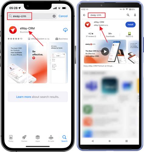 Install EWay CRM Mobile EWay CRM