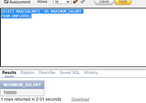 Aggregate Functions And Group By Clause In Oracle With Examples Diksha