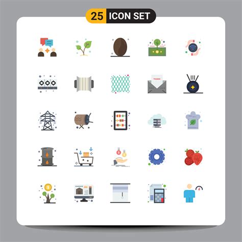 User Interface Pack Of 25 Basic Flat Colors Of Hands Roi Coffee Return