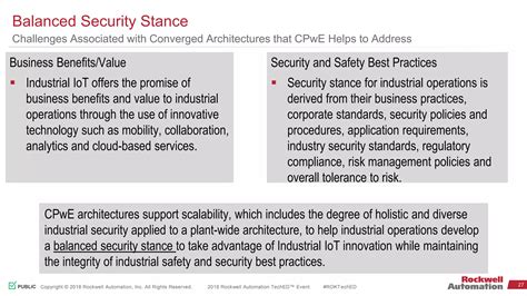 Building Converged Plantwide Ethernet Architectures Pptx Internet Of Things Internet