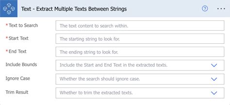 Extract Multiple Texts Between Strings Composer For Power Automate