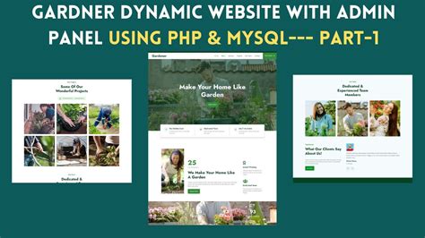 How To Create Dynamic Website In Php Step By Step Tutorial In Hindi Gardner Php Website Step