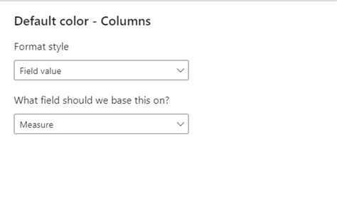 Clustered Column Chart And Conditional Formatting Microsoft Fabric Community