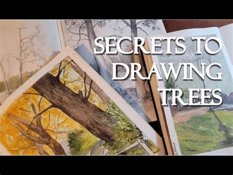How To Draw Trees My Best Secrets YouTube