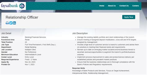 Advertisement For Faysal Bank Relationship Officer Latest Job Opportunities 2023 Find Pak Jobs