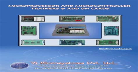 pdf microprocessor and microcontroller trainers and add on cards