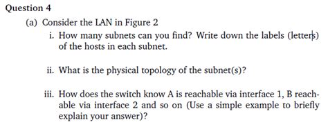 Solved LAN Adapter A H B C Router E D Figure LAN Chegg Com