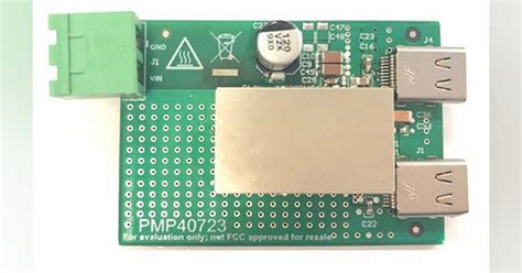 Cispr 25 Class 5 22 Mhz Rated 30 W Automotive Dual Usb Type C® Charger Reference Design