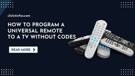 How To Program A Universal Remote To A TV Without Codes