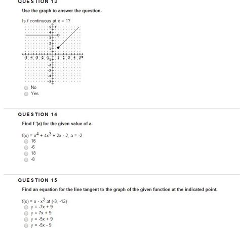 Solved Use The Graph To Answer The Question Is F Continuous Chegg