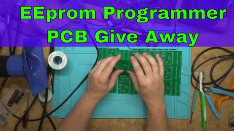 Give Away Blank Pcb Of The Arduino Based Eeprom Programmer Youtube