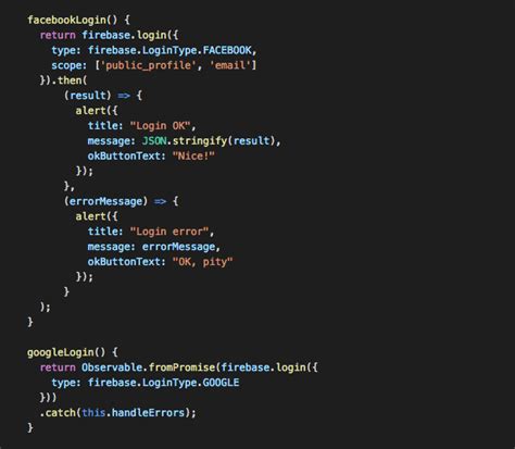 Facebook And Google Login Not Working Only On IOS Issue 409