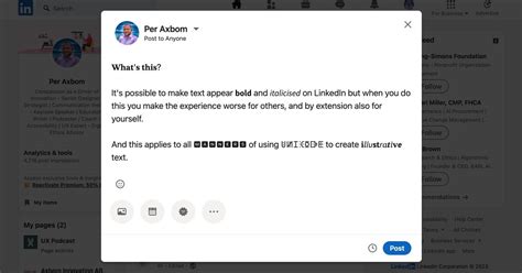 Dont Fake Bold And Italic Text With Unicode